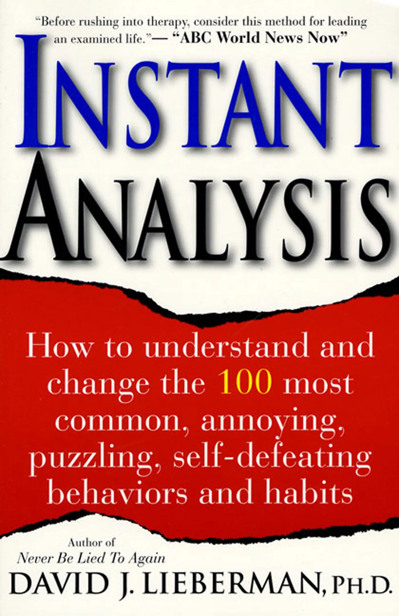 Dr. David J. Lieberman Ph.D. | Authors | Macmillan