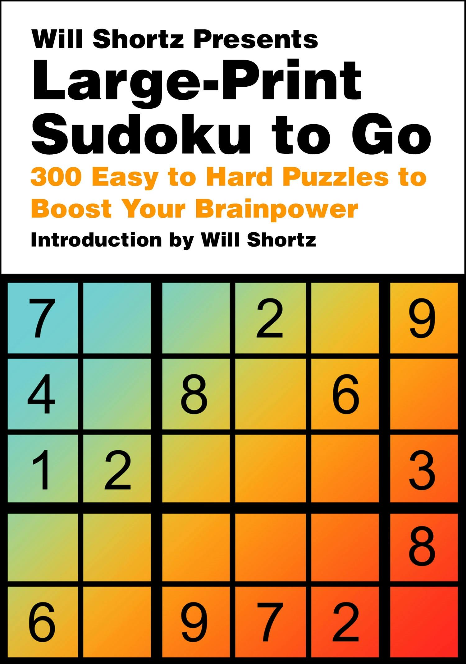 Large Printable Easy Sudoku